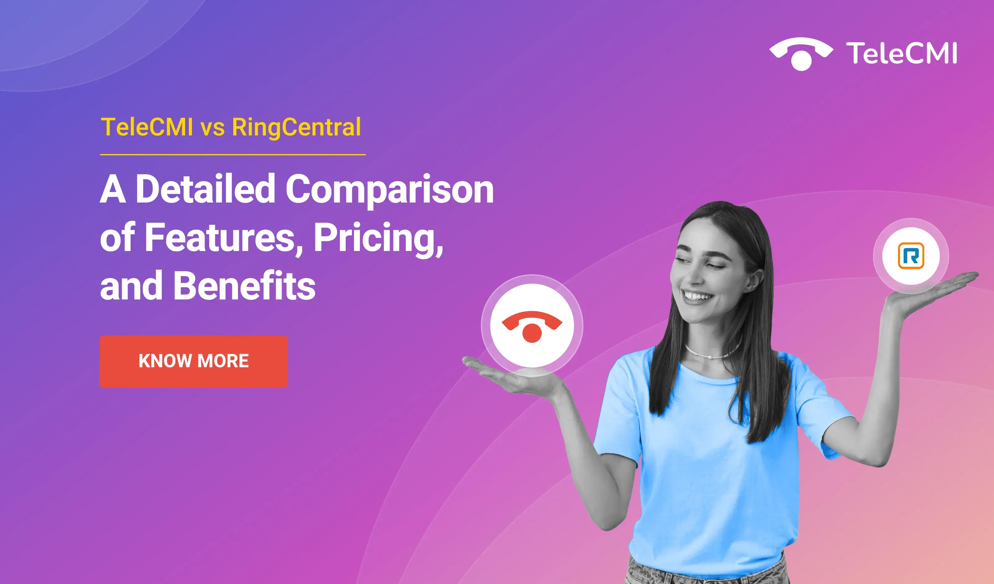 TeleCMI Vs. RingCentral: A Detailed Analysis of Features, Pricing & Benefits